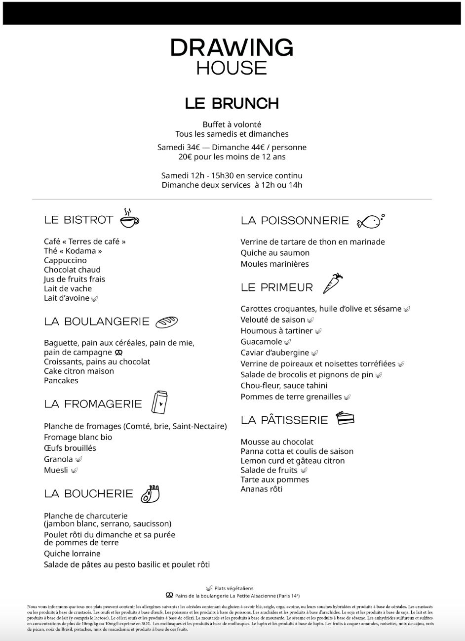 Brunch Drawing | Sezame